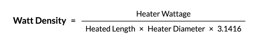 Recommendations for Improving the Life of Hi-Density Cartridge Heaters