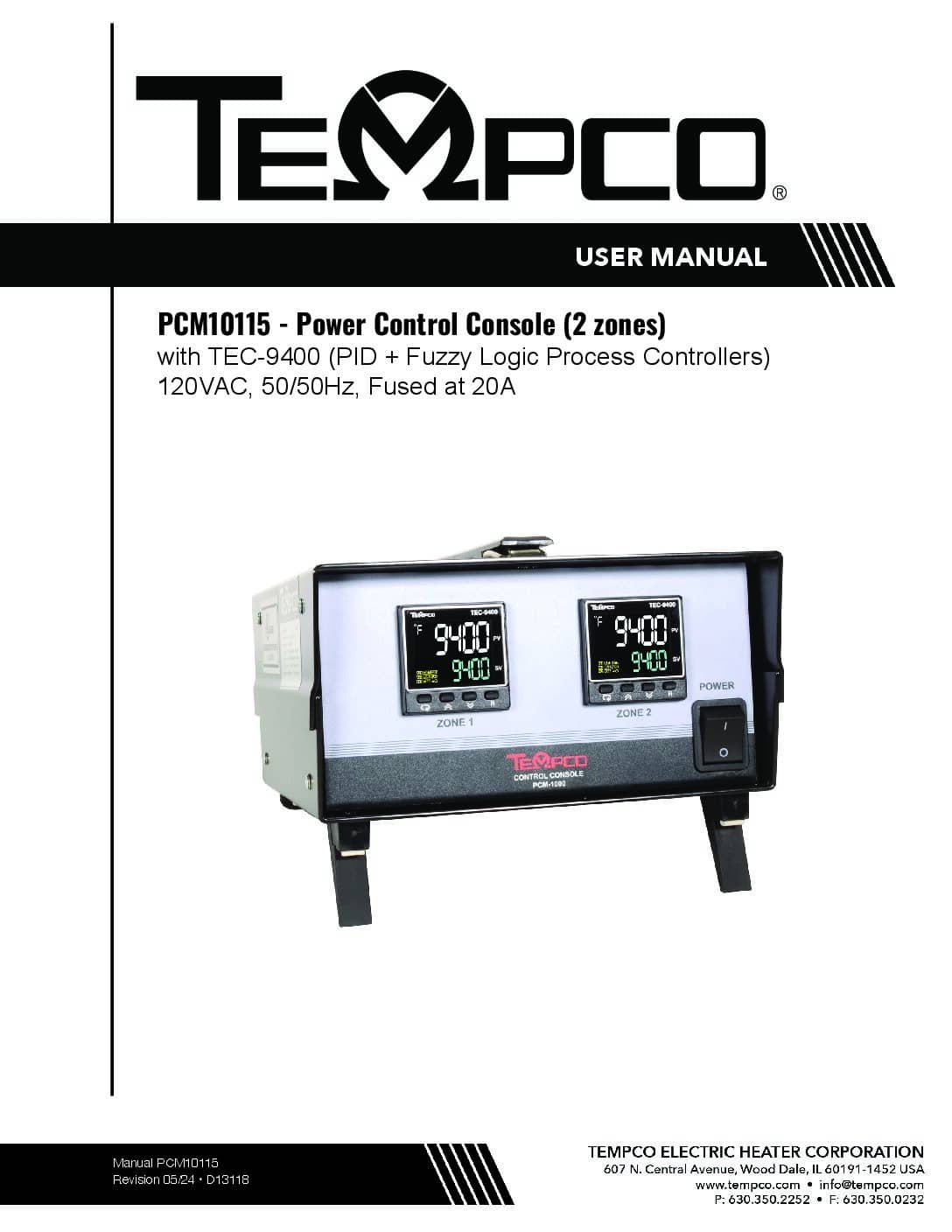 PCM10115 User Manual - Tempco